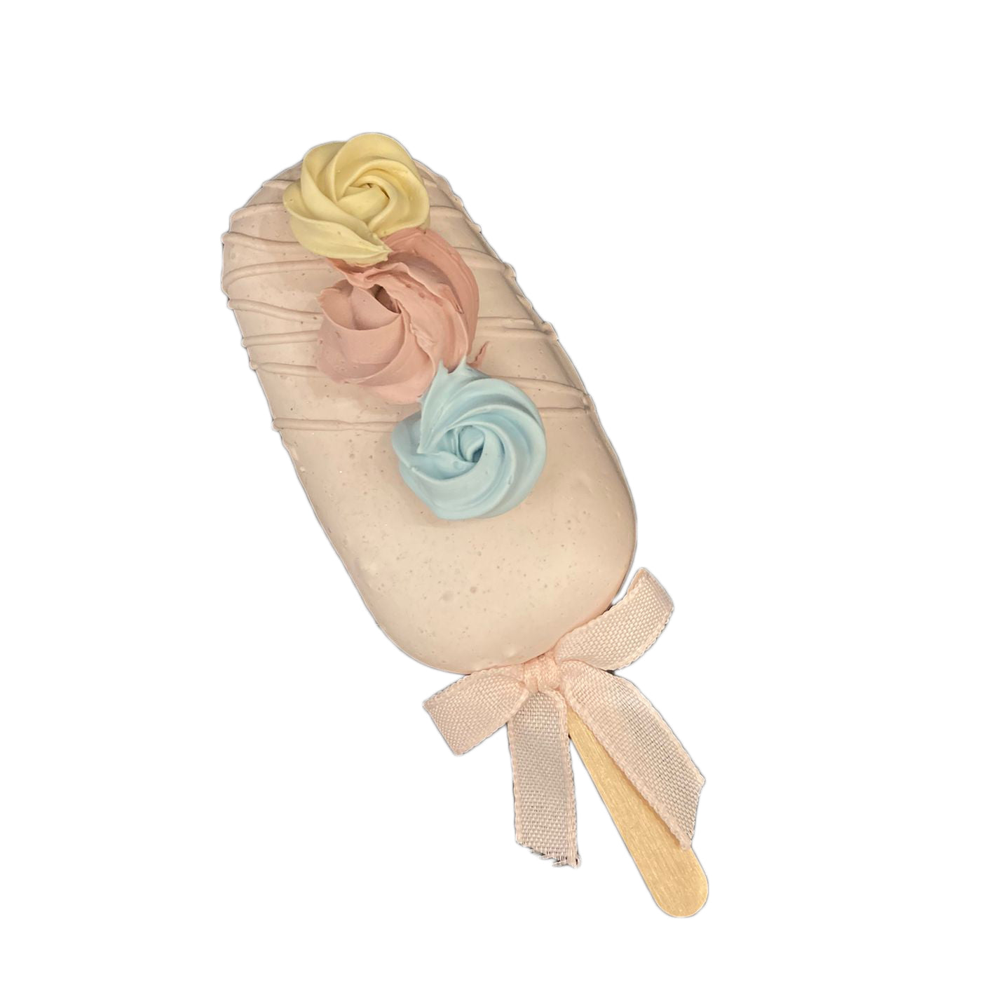 I DOLCI DI NAMI Magnum rosa dolce artigianale decoro gelato artificial ...